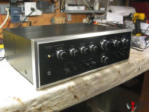 Clean Vintage Sansui AU-7500 Integrated Amplifier...Serviced Photo ...