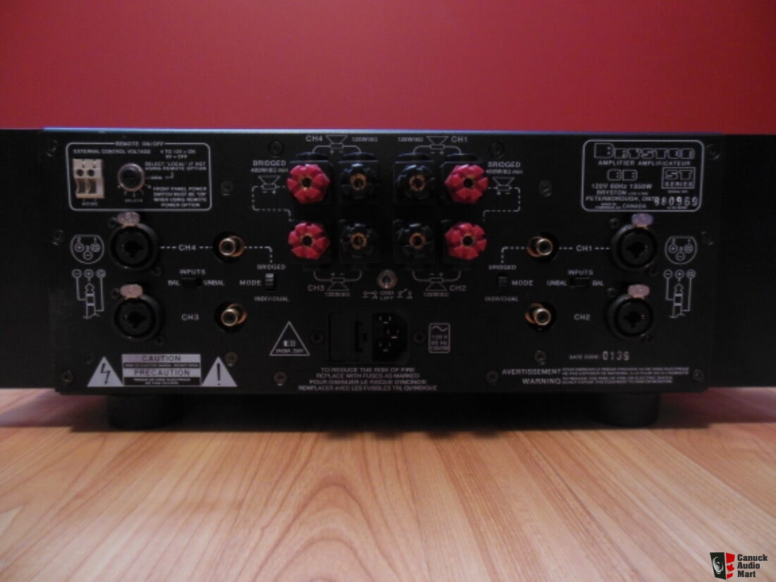 Bryston 8B-ST Pro Multi-Channel Amp - Factory Serviced - Original Box ...