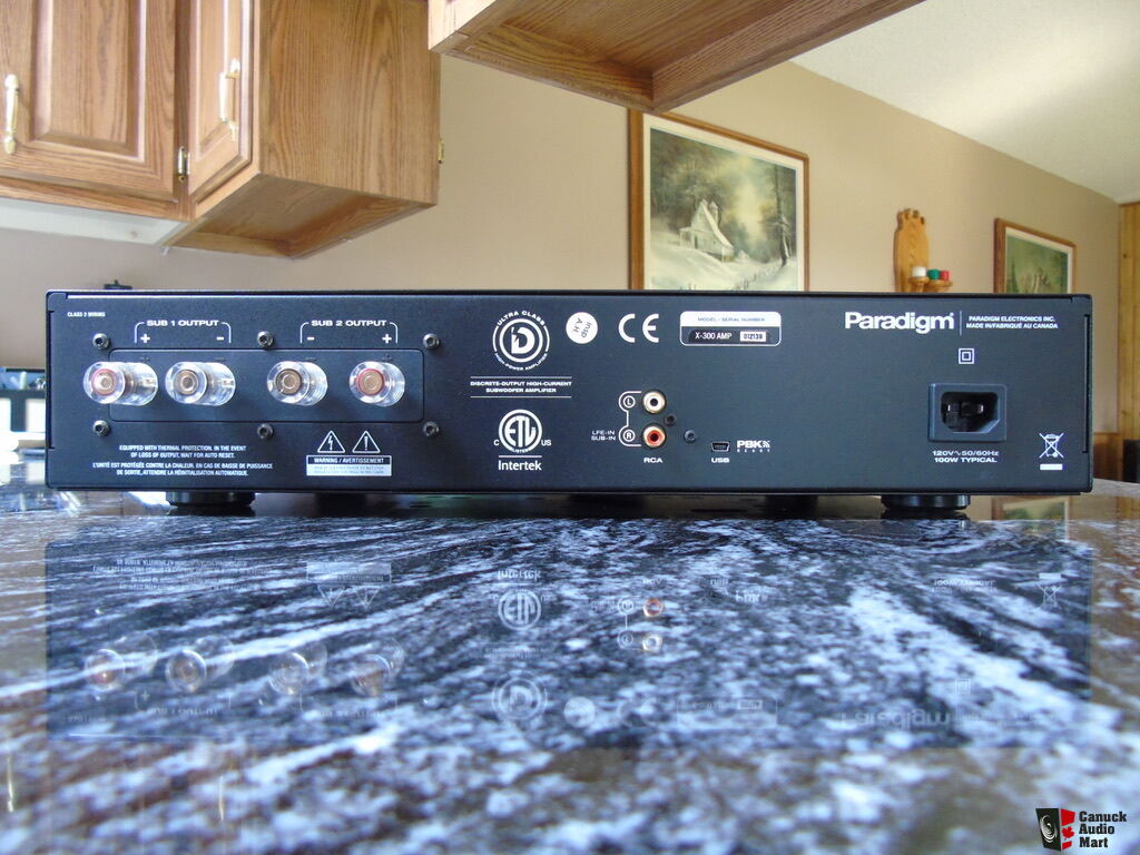 Paradigm X300 sub amp/crossover Photo #6282017 - Canuck Audio Mart
