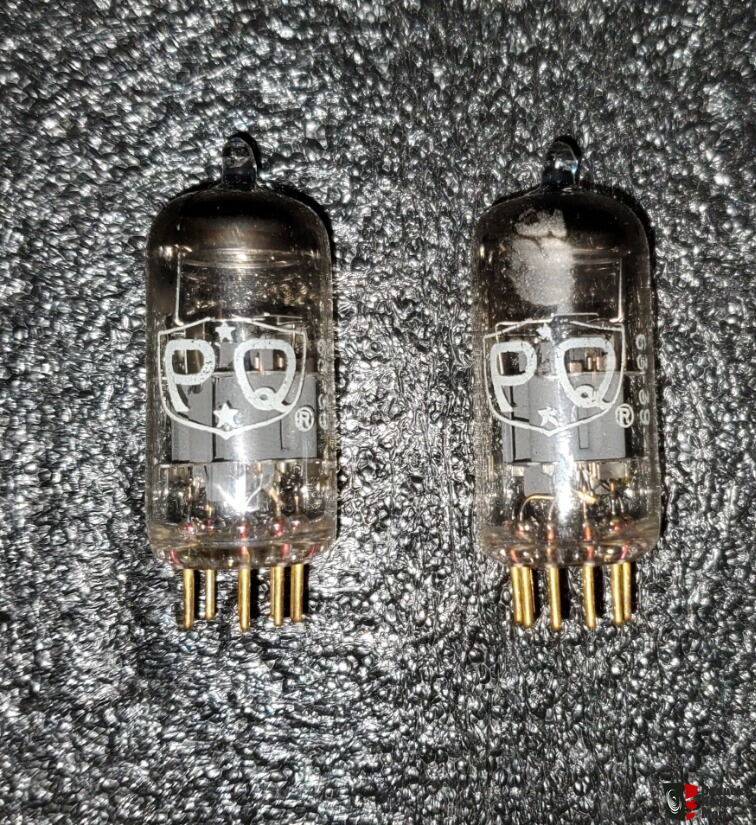 2 Matched Pairs of Very Rare Vintage NOS Amperex 6922 with triple mica ...