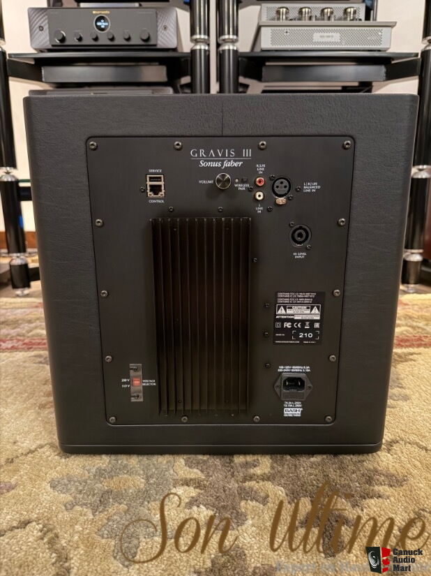 Sonus Faber Gravis III Walnut (Used) Photo #6282364 - Canuck Audio Mart