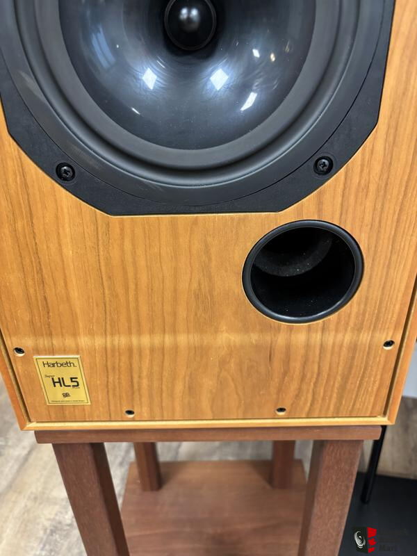Harbeth SUPER HL5 Plus Spkrs w/Custom Stands (Cherry): VERY GOOD Trade ...