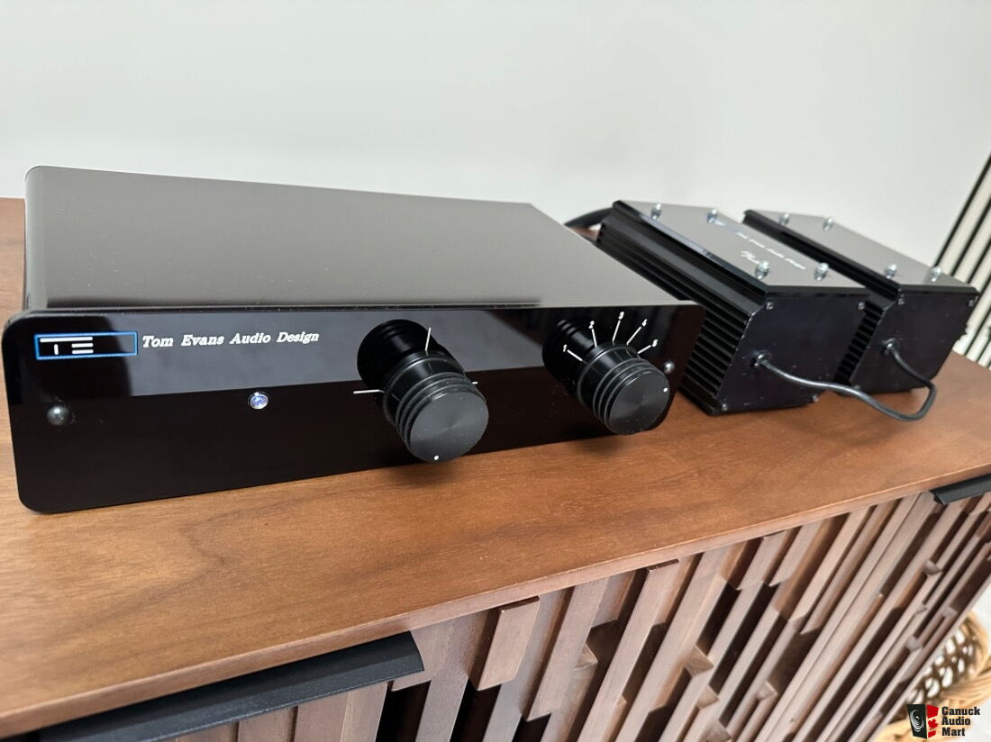 Tom Evans Audio Design Vibe Preamp & Pulse External power supply Photo ...