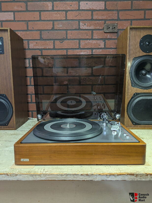 Vintage MCM Lenco L-85 Turntable w/ New Zero Hours Audio Technica 3600L ...