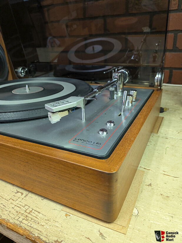 Vintage MCM Lenco L-85 Turntable w/ New Zero Hours Audio Technica 3600L ...