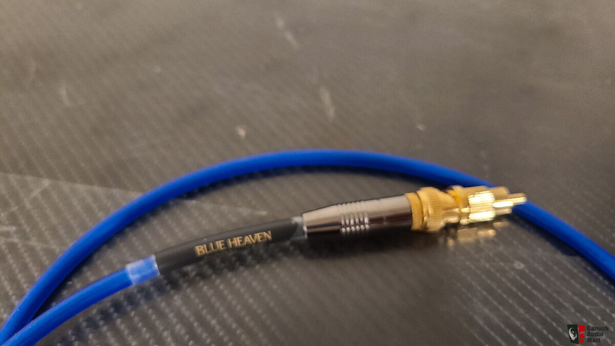 Nordost Blue Heaven SP/DIF Digital Interconnect. BNC & RCA. 1 meter ...