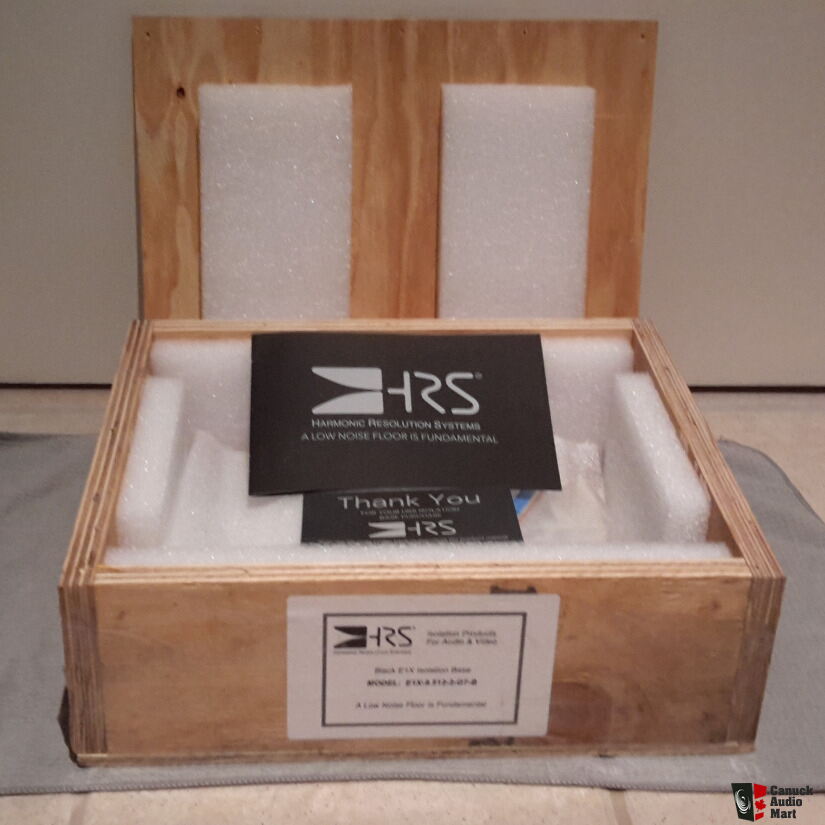 HRS Harmonic Resolution Systems E1X Isolation Base 9.5"x12" with G7 ...