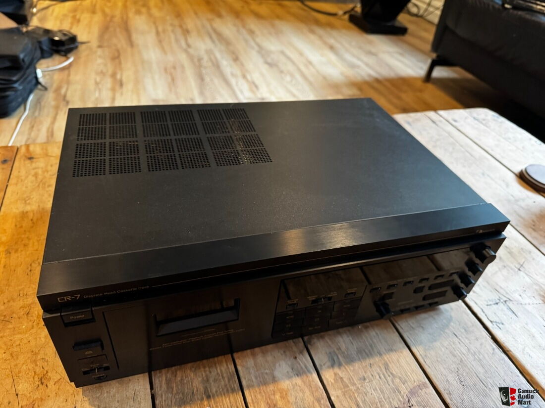 Legendary Nakamichi CR-7A 3 head direct drive cassette deck Minty Photo ...