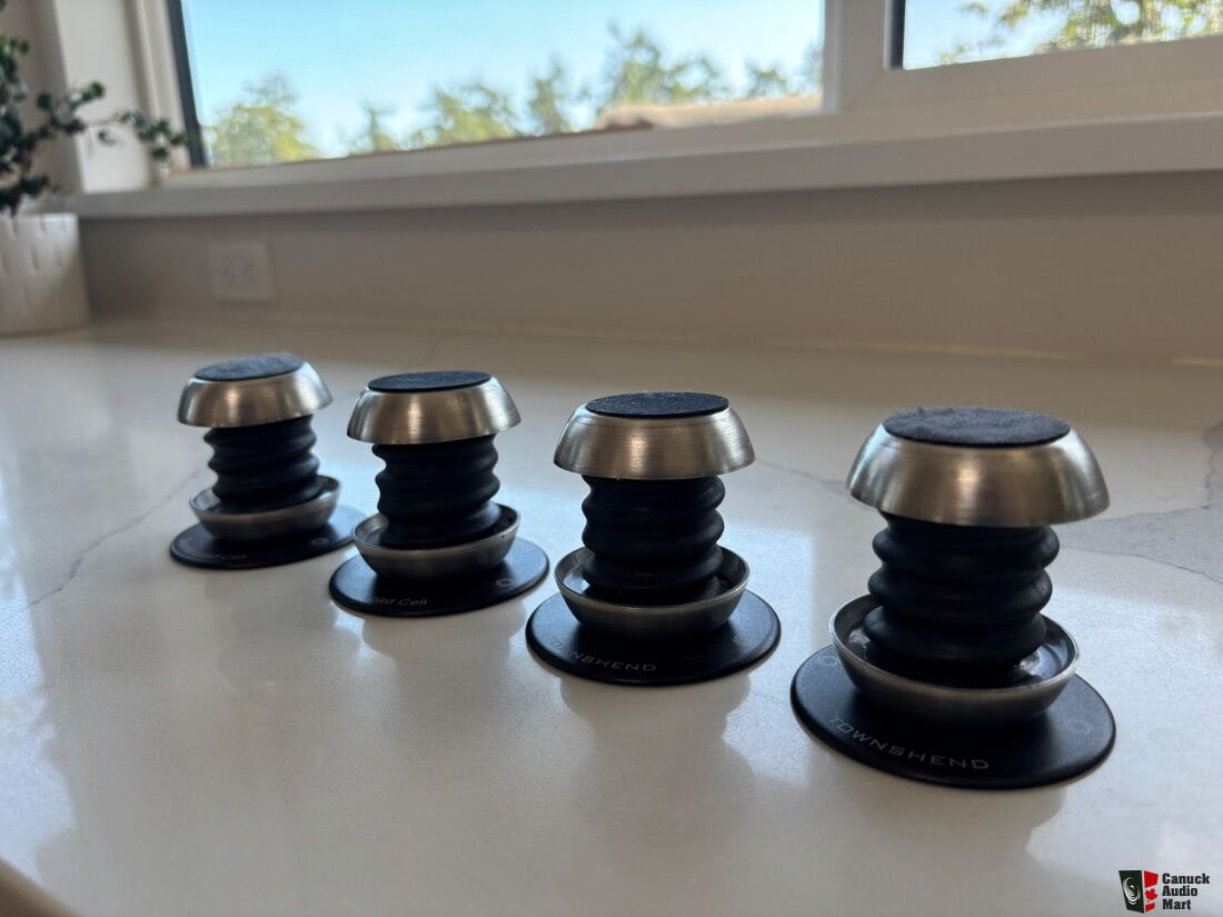 Townshend Seismic Pods Load Cells, X4 Photo #6288281 - Canuck Audio Mart