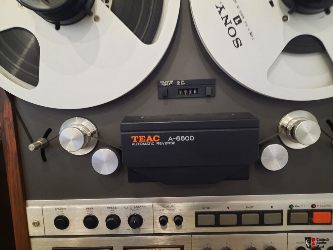 TEAC A-6600 Auto-Reverse Reel-to-Reel Deck - Calibrated & New Belt ...