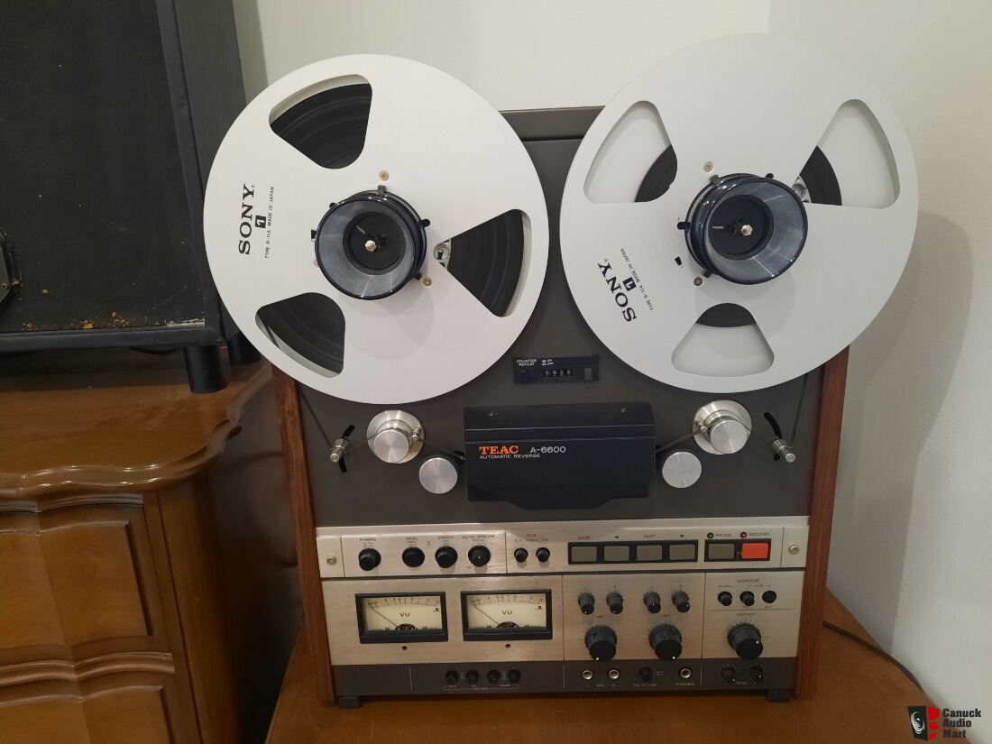 TEAC A-6600 Auto-Reverse Reel-to-Reel Deck - Calibrated & New Belt ...