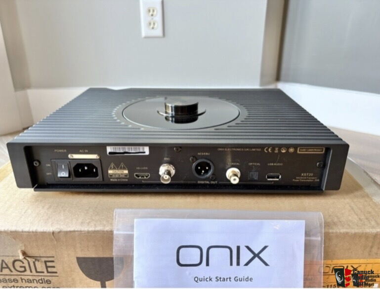 Onix Zenith SACD/CD Transport Photo #6290784 - US Audio Mart