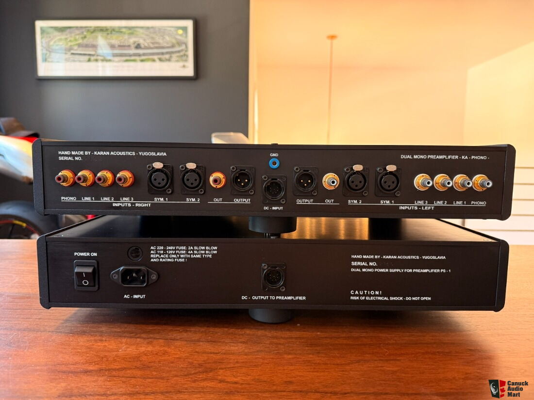 Karan Acoustics Ref 1 Line & Phono Preamplifier | Ultra-Rare Reference ...