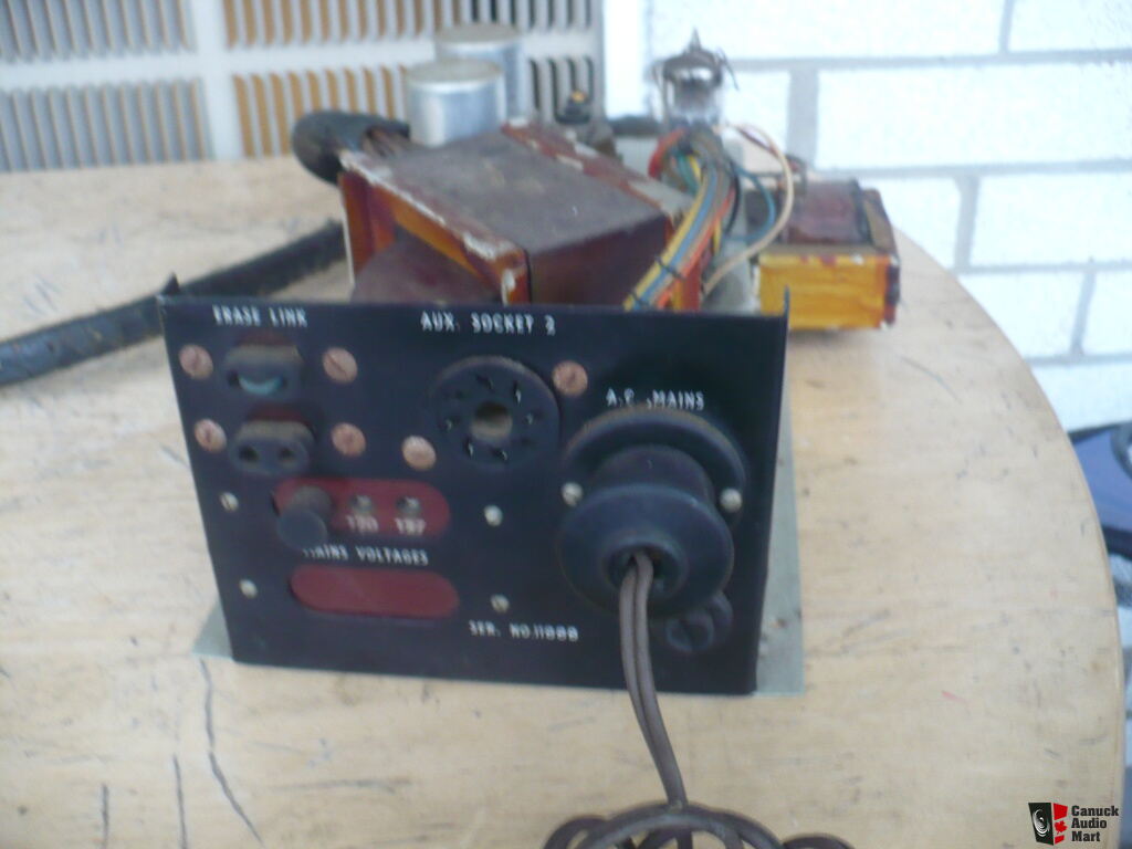 FERROGRAPH TUBE MIC PRE AMP & AMP VINTAGE BRITISH Photo #632510 ...