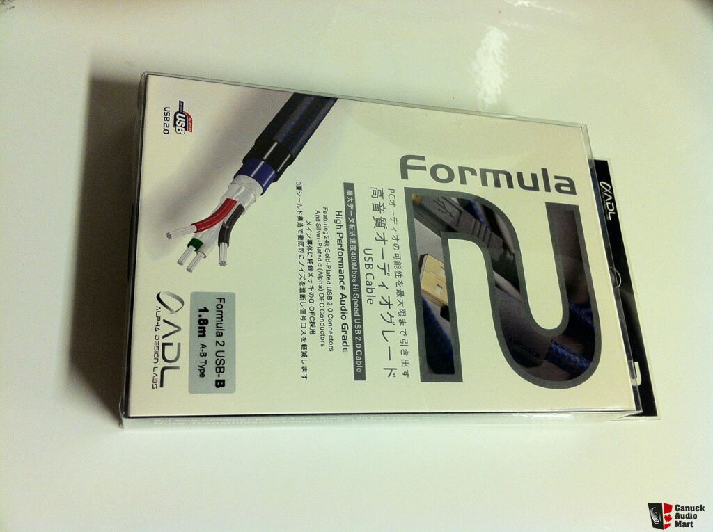 Furutech ADL Formula 2 Audiophile Cable USB A - USB B 1.2m Photo ...