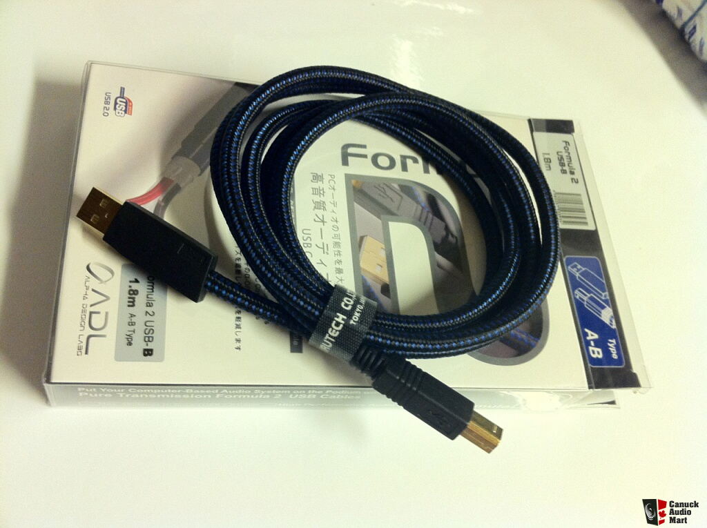 Furutech ADL Formula 2 Audiophile Cable USB A - USB B 1.2m Photo ...