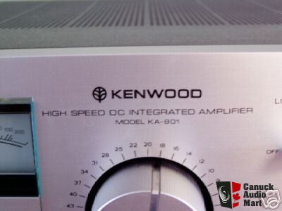 Kenwood KA-801 High-Speed Integrated Amplifier Photo #6354 - Canuck ...