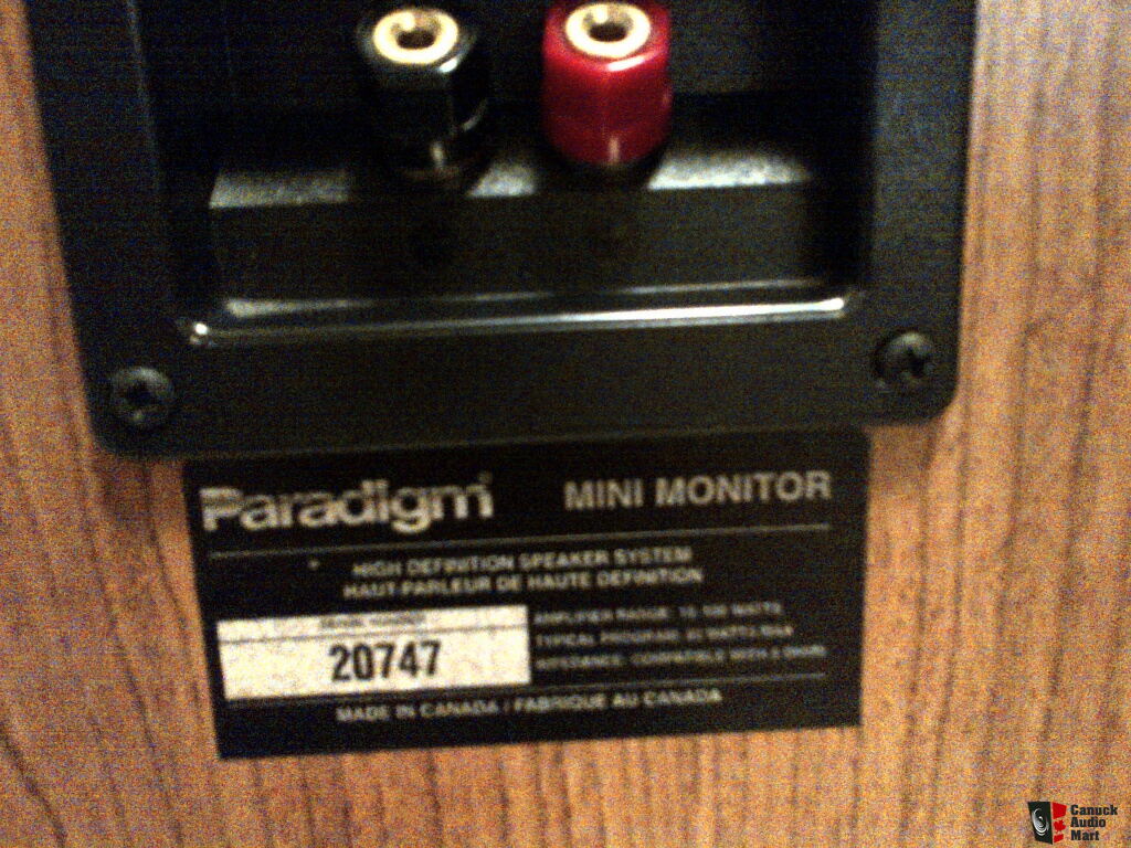 Paradigm Mini Monitor Bookshelf speakers Photo #636274 - US Audio Mart