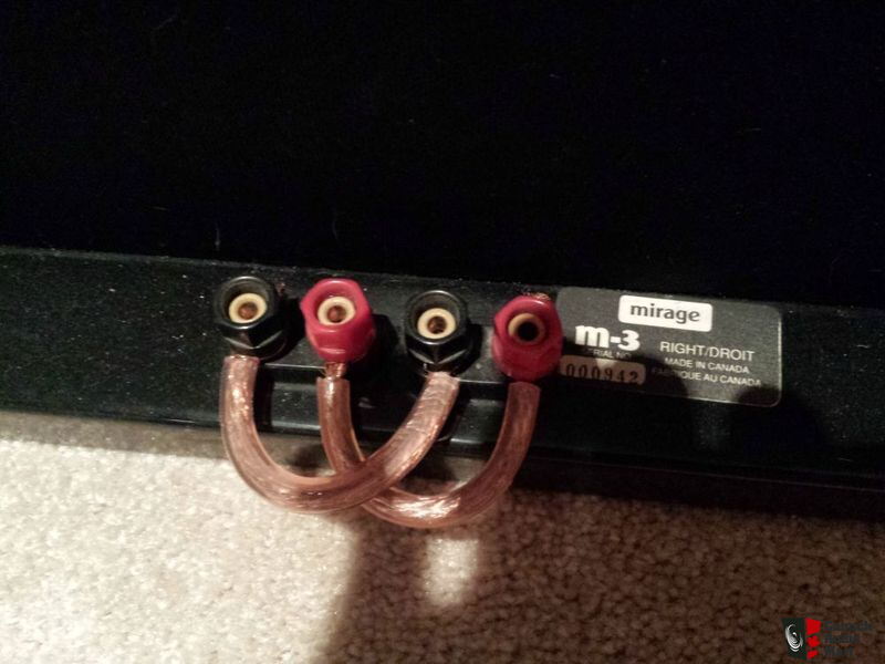 Mirage M3 Bipolar Speakers - Mint condition - Final Price Photo #636831 ...
