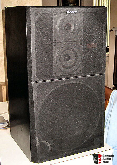 Vintage SONY SS-C50 Floor Standing 3-way Loudspeakers Work Great Photo ...