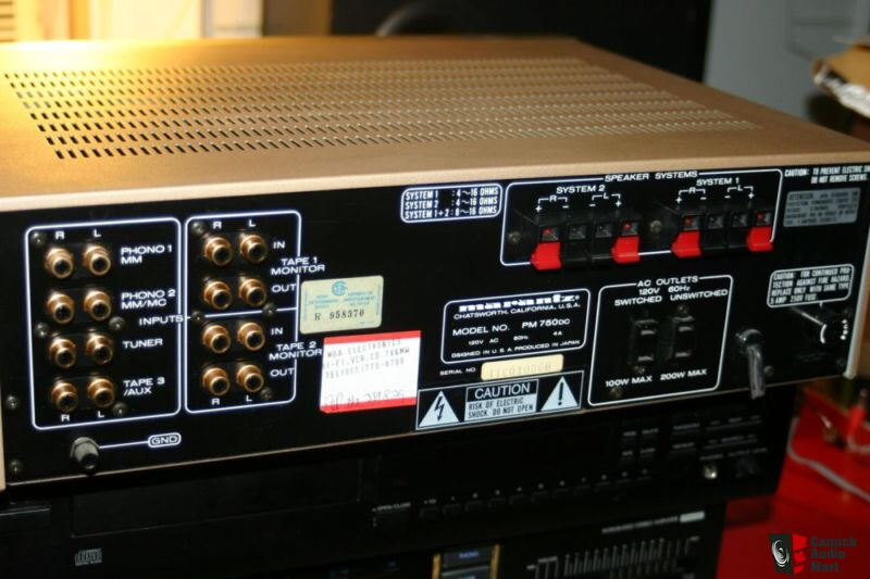 Marantz PM 750 DC Integrated Amp Photo #647026 - US Audio Mart