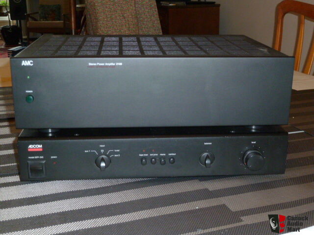 Adcom GFP 345 Preamp and AMC 2100 Power Amp For Sale - Canuck Audio Mart