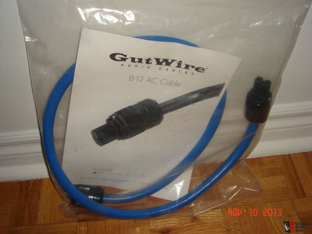 Gutwire B-12 AC Power Cable - 4 feet For Sale - Canuck Audio Mart