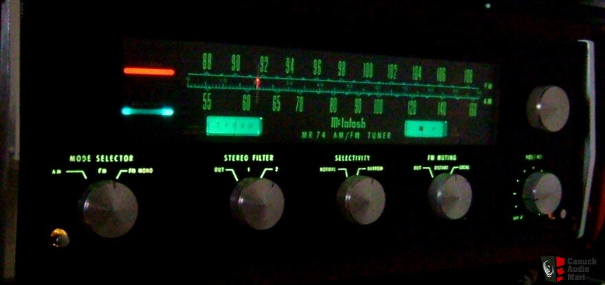 Sale or Trade McIntosh MR 74 Tuner Photo #654127 - Canuck Audio Mart