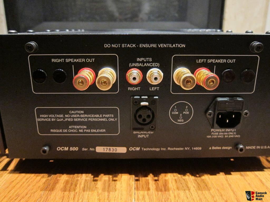 Belles OCM Power Amplifier made in the USA Photo #658574 - Canuck Audio ...