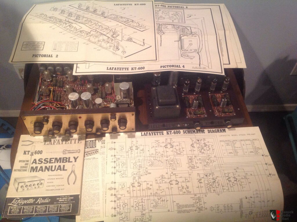 LAFAYETTE KT-600 TUBE PREAMP AND KT-310 TUBE POWER AMP Photo #659864 ...