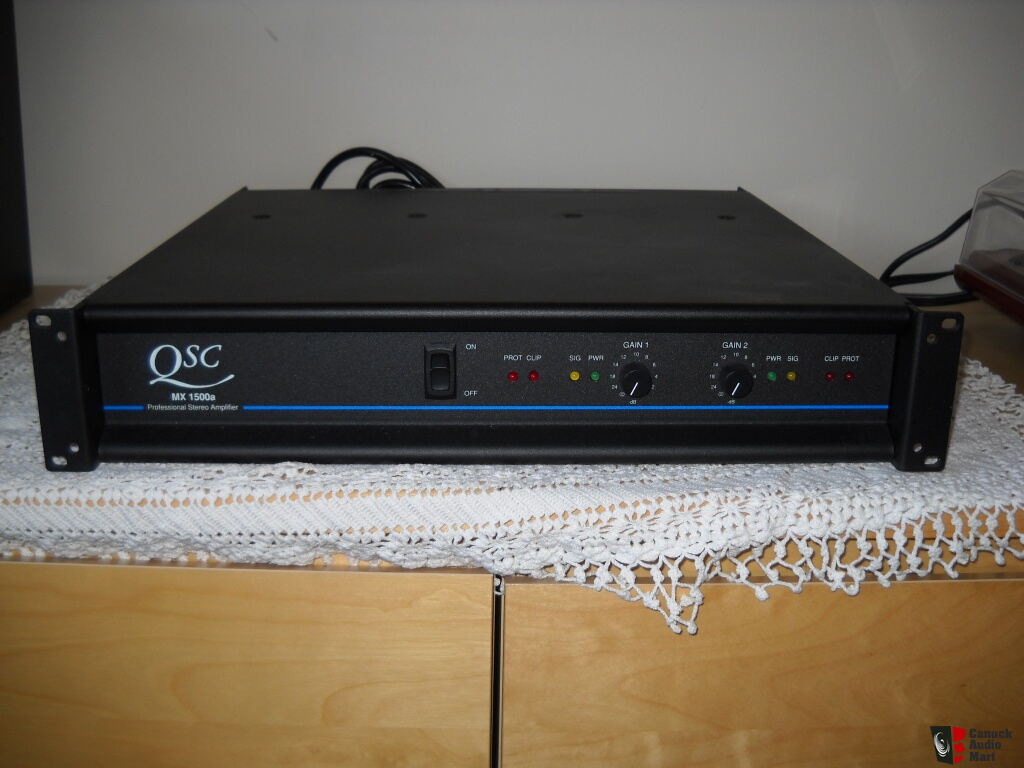 QSC MX 1500A Power amp PENDING Photo #661467 - US Audio Mart