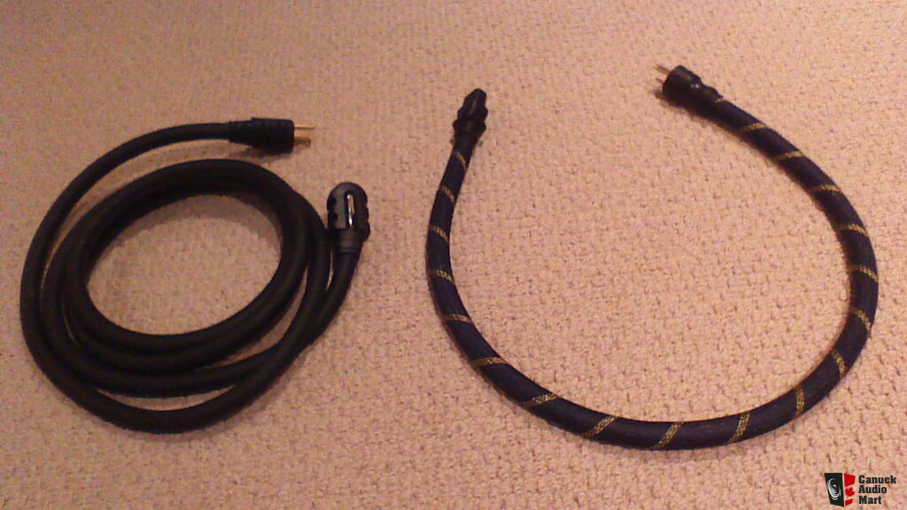 Monster Powerline 400 power cable 8 feet length with angle connector ...
