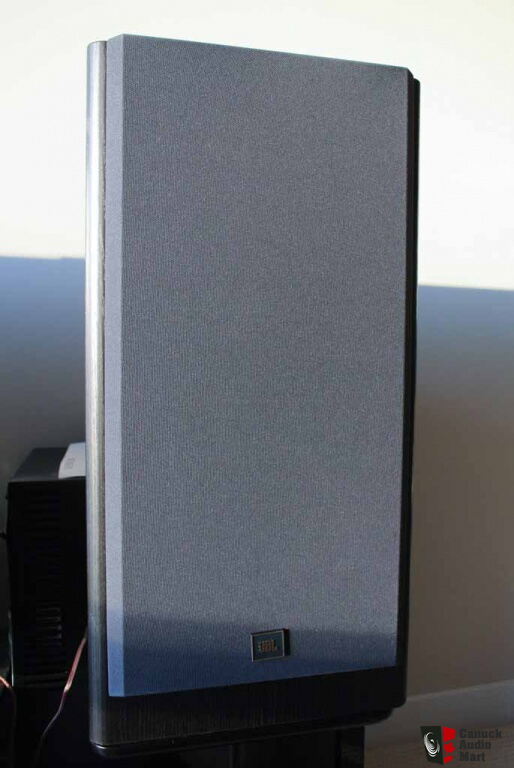 JBL LX44 Speakers (Black) with wooden stands Photo #664990 - US Audio Mart