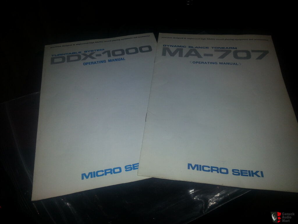 MICRO SEIKI DDX 1000 TURNTABLE WITH MICRO SEIKI MA 707 TONEARM Photo ...