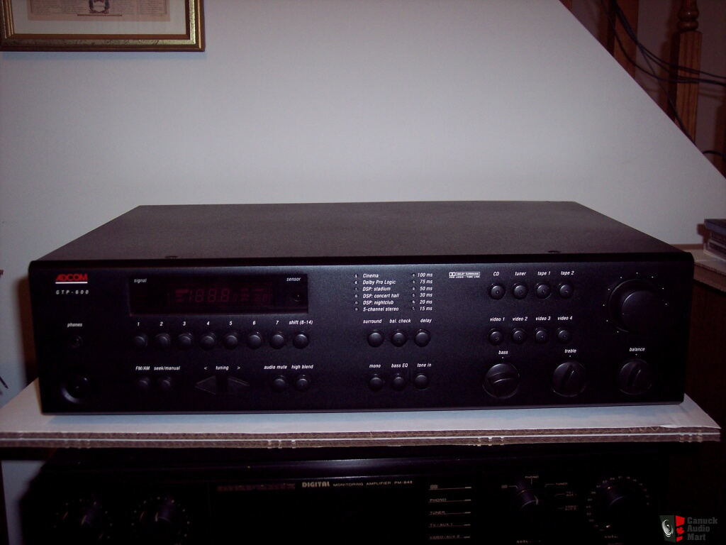 Adcom GTP-600 Surround Sound Tuner Preamplifier **SOLD For Sale ...