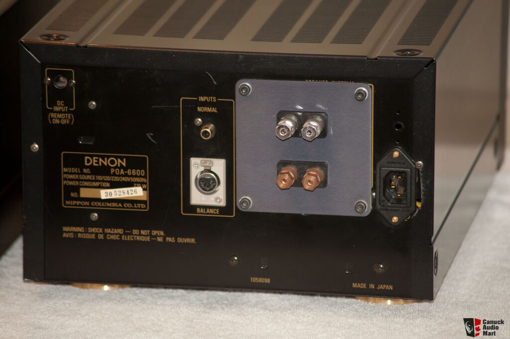 Denon POA-6600 monoblock power amplifiers (1 pair) Photo #680639 - US ...