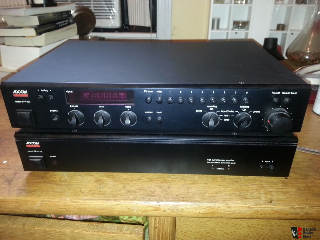 Adcom GTP-400 Preamp with tuner Photo #685487 - Canuck Audio Mart