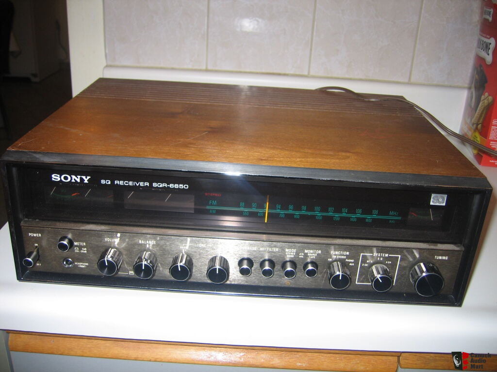 Sony SQR AM FM Quadraphonic Receiver SQR-6650 WORKING Photo #693103 ...