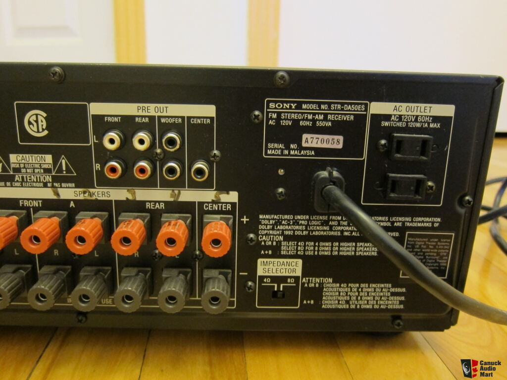 Sony Amplifier A/V STR-DA50ES Photo #693816 - US Audio Mart