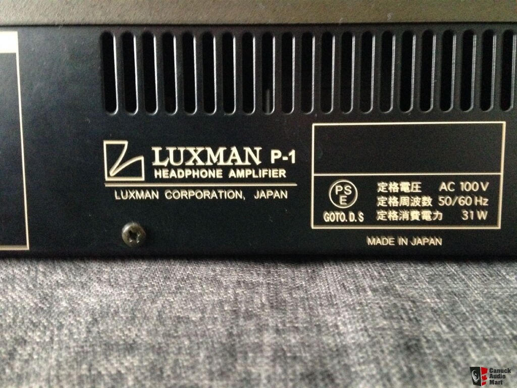Luxman P-1 (100V-Japanese version) Headphone Amplifier (Local Sale Only ...