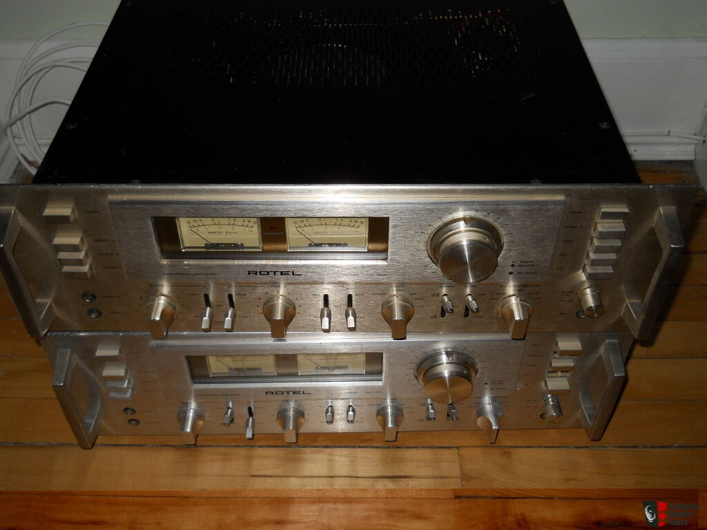 2 VINTAGE ROTEL RA-1412 INTEGRATED AMPS FROM THE 70'S -NON WORKING ...