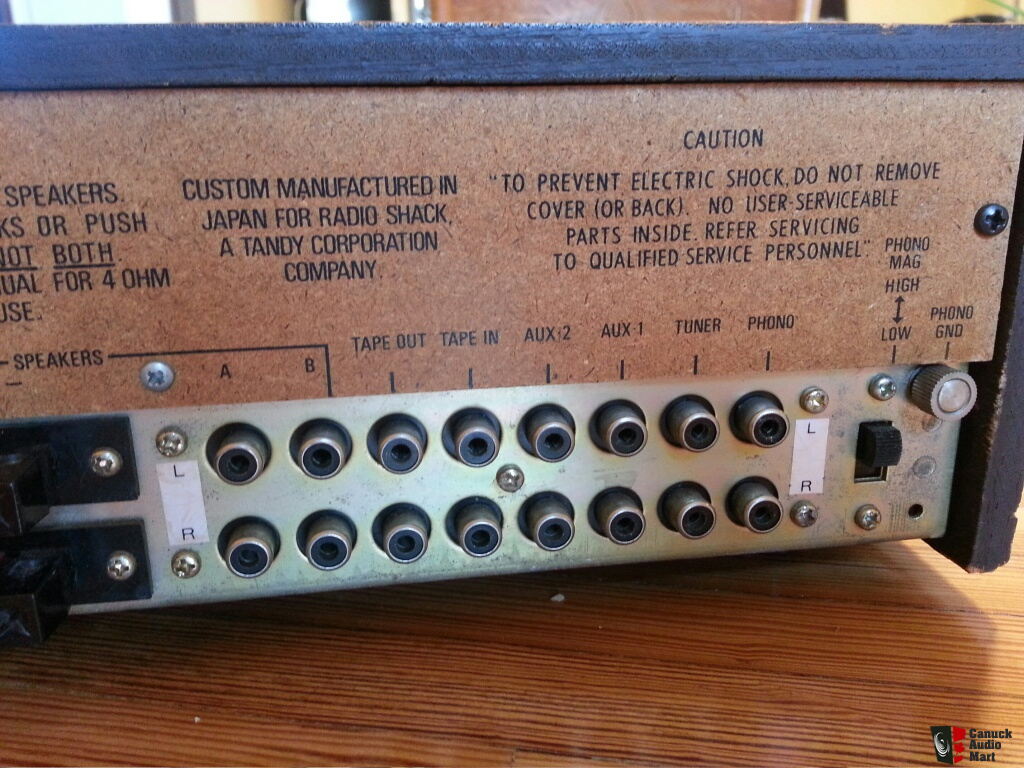 Realistic SA-1000 integrated amp Photo #700021 - Canuck Audio Mart
