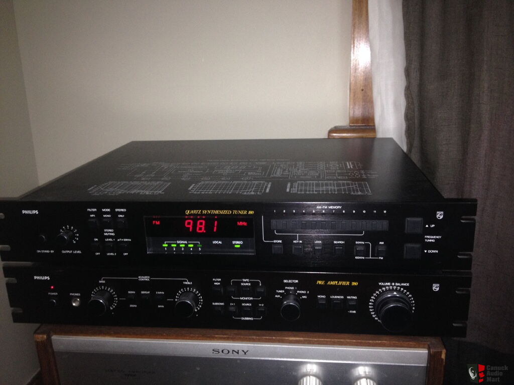 PHILIPS PREAMP TUNER SPEAKERS AMP SET For Sale - Canuck Audio Mart