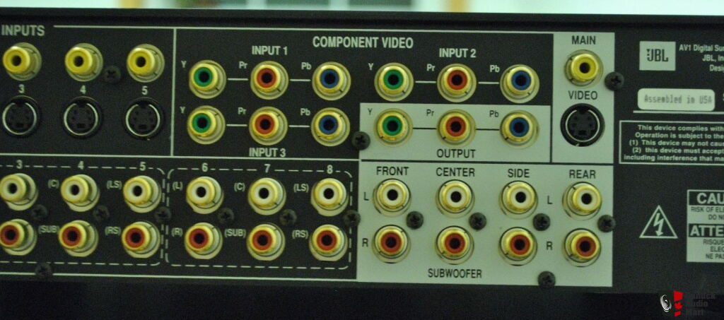 JBL ''PERFORMANCE SERIES'' AVA7 Amp & AV1 Processor Photo #705927 - UK ...