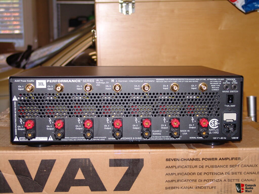 JBL ''PERFORMANCE SERIES'' AVA7 Amp & AV1 Processor Photo #705927 - UK ...