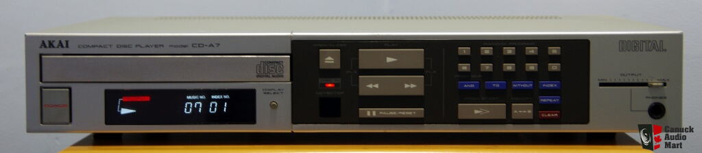 Akai CD-A7 Vintage CD Player with Original Remote Photo #710185 ...
