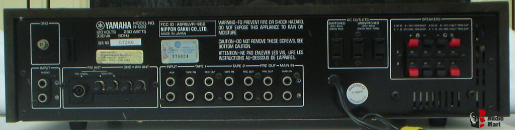 Yamaha R-900 AM/FM Stereo Receiver + Manuals (Owner’s/Instruction, and ...