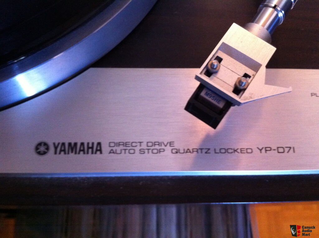 Yamaha YP-D71 direct drive turntable with JICO S.A.S stylus Shure M95HE ...