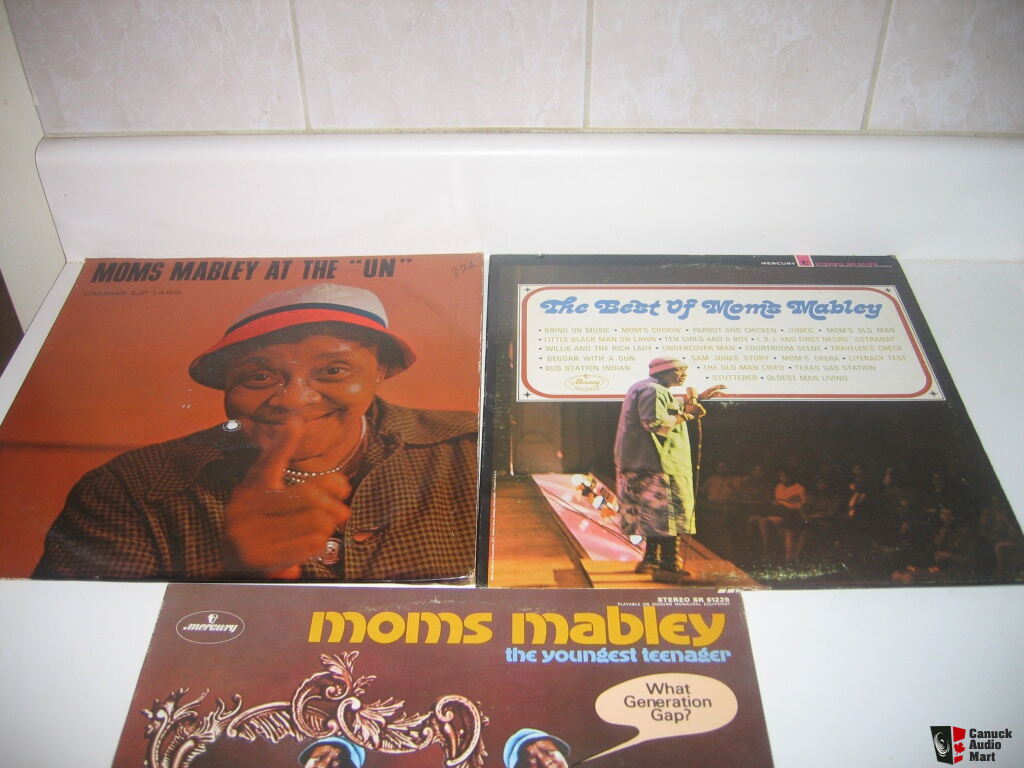 Moms Mabley 3 Albums the youngest Teenager + at the UN best of For Sale ...