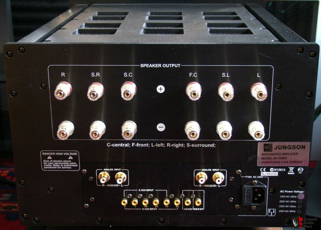 Jungson AV1000D integrated amplifier - CLEARANCE SAVE $1900 Photo ...